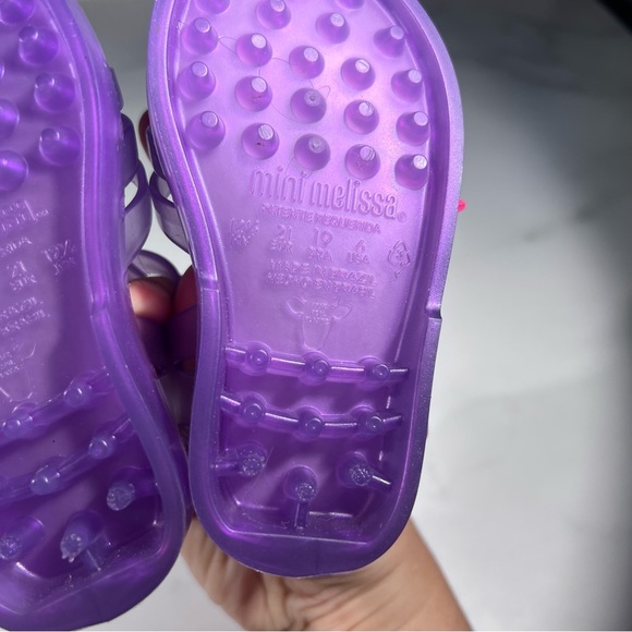 Mini Melissa | Shoes | Melissa Mini Possession Ii Purple Jelly Sandals ...